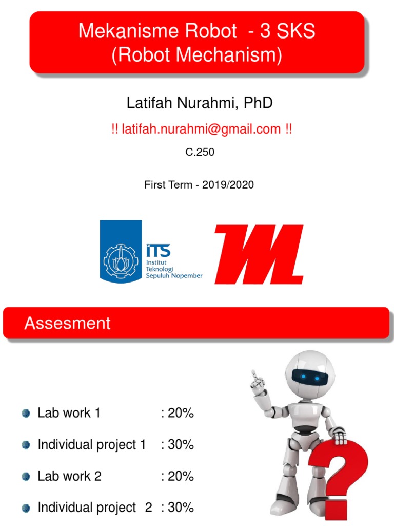 Mekanisme Robot - 3 Sks (Robot Mechanism) : Latifah Nurahmi, PHD | PDF ...