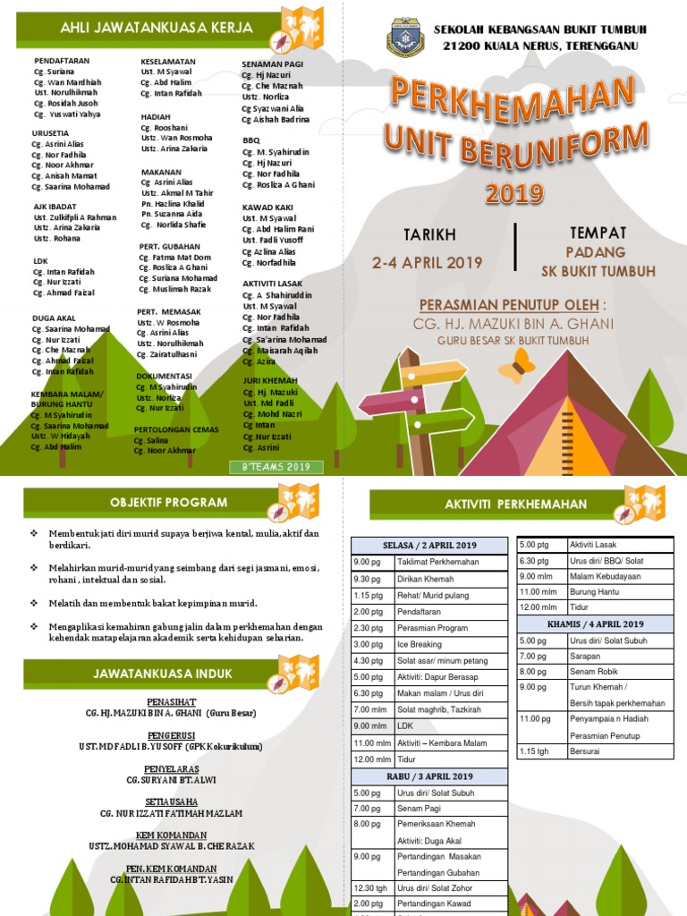 Buku Program Perkhemahan 2019 | PDF