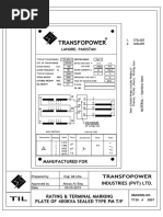 2000KVA Transformer Data Sheet | PDF | Transformer | Physical Quantities