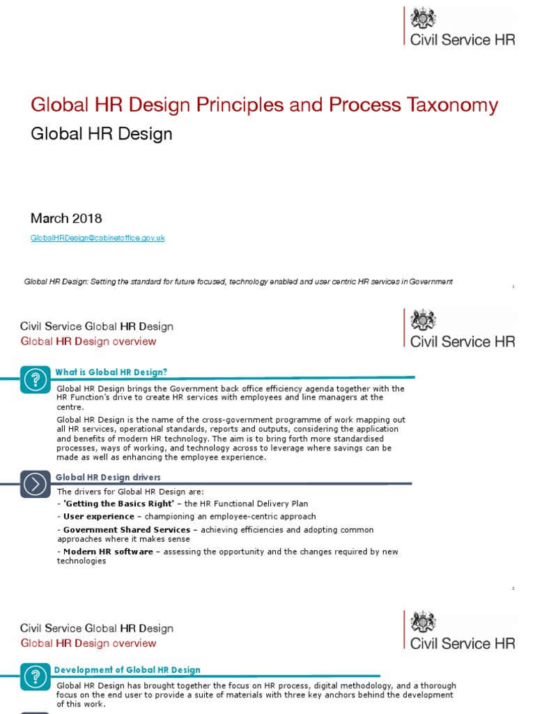 2018-04-12 CSHR Global HR Design Overview Design Principles and ...
