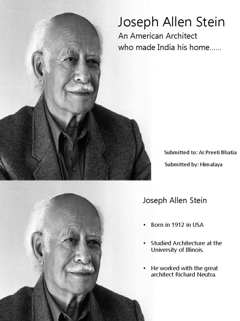 Joseph Allen Stein Sir | PDF | Architectural Design | Architecture