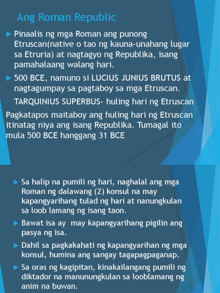 Ang Roman Republic | PDF
