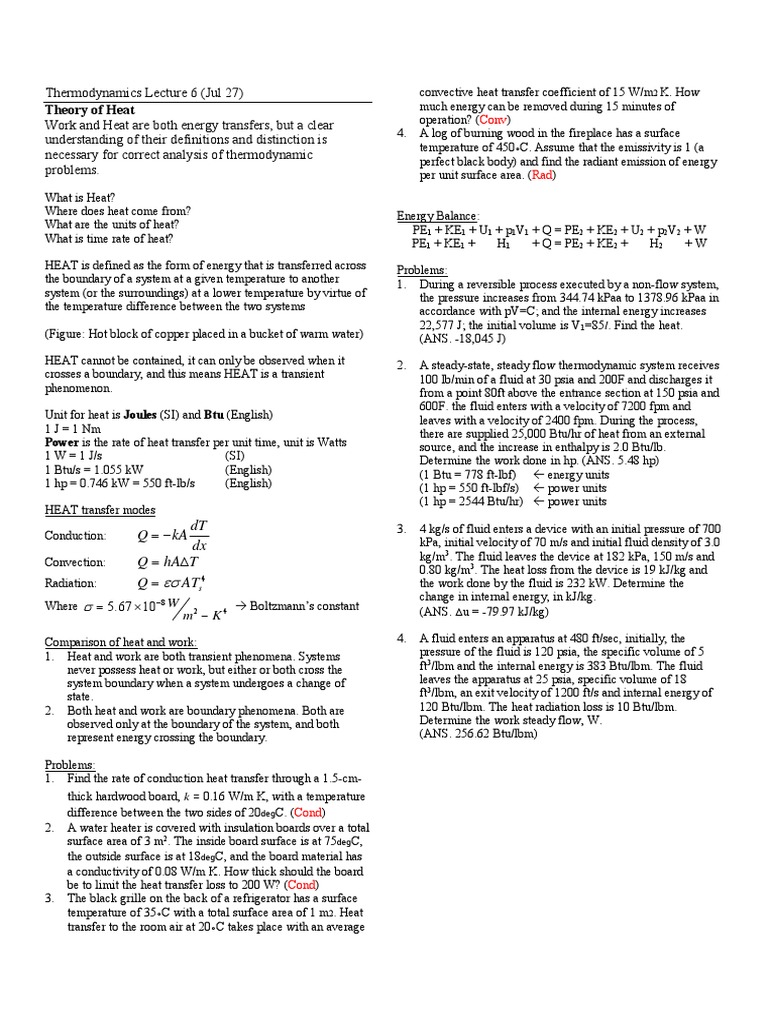 Understanding Heat Transfer in Thermodynamics | PDF | Heat | Heat Transfer