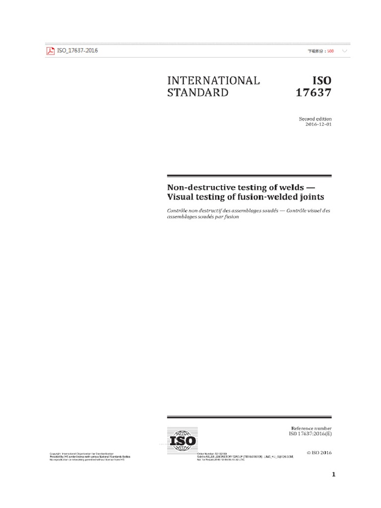 Iso 17637-2016 | PDF