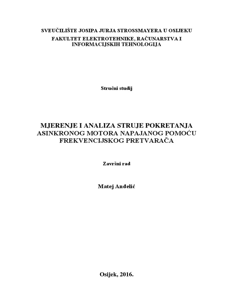 Asinhroni Motor | PDF