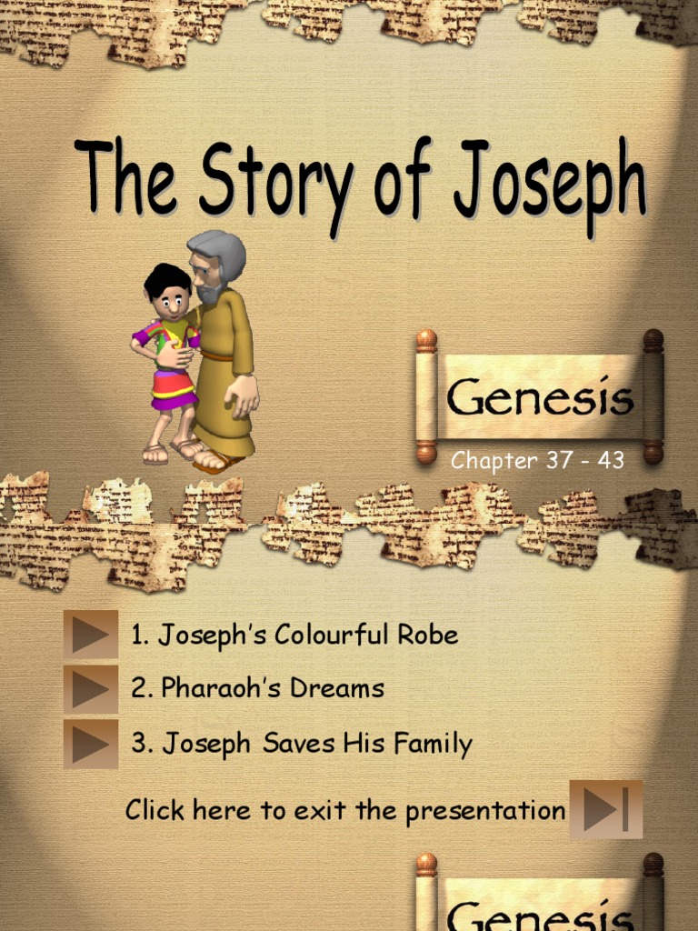 The Story of Joseph | PDF | Jacob