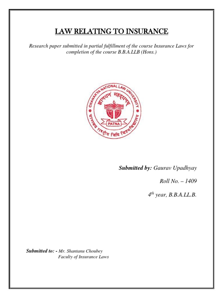 Analysis of the Evolution of Insurance Law and Regulations in India ...