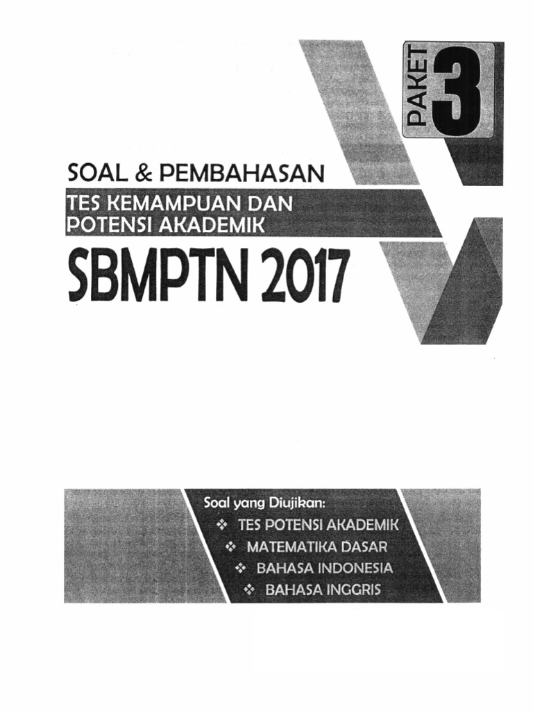 Soal+pembahasan Tkpa SBMPTN 2017 PDF | PDF