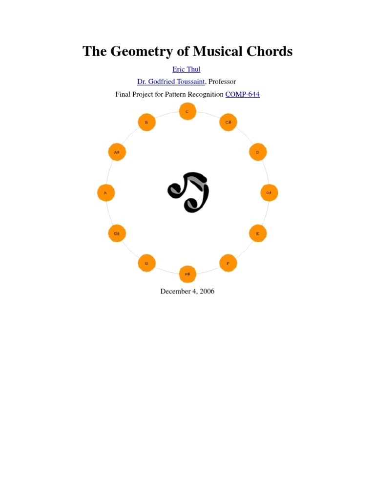 The Geometry of Music | PDF | Harmony | Pitch (Music)