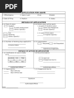 CSC Form 6 Leave Application Guide | PDF