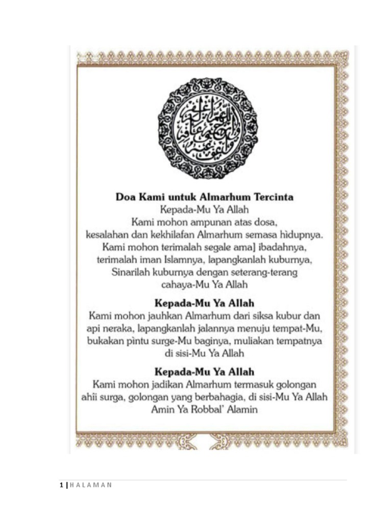 Pembukaan Buku Yasin | PDF