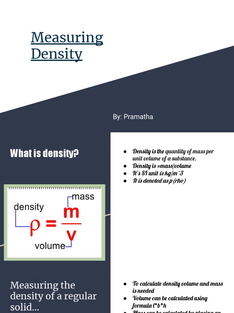 Pramatha Phy | Download Free PDF | Density | Volume