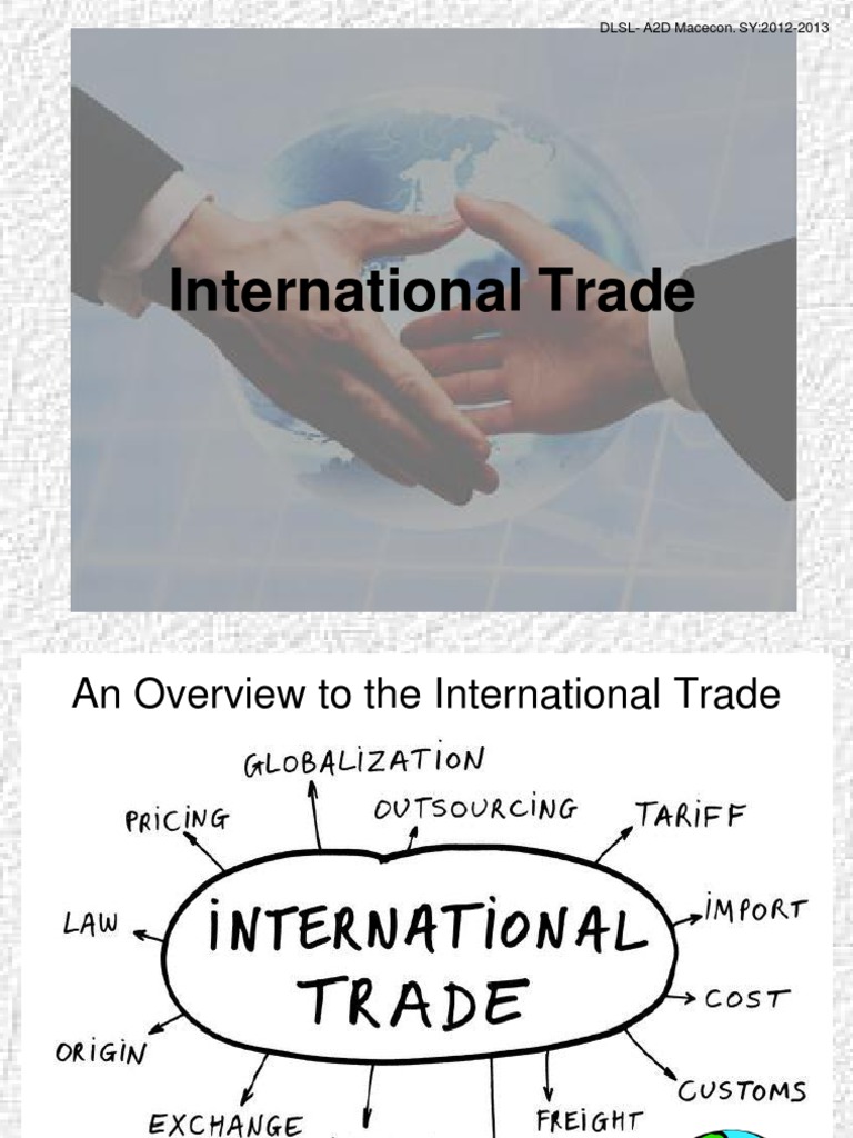 International Trade Basics | PDF | Tariff | Exports