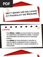 Mga Uri NG Liham | PDF