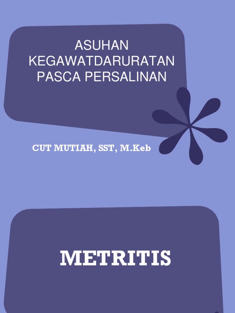 Metritis Abses Pelvic Peritonitis | PDF