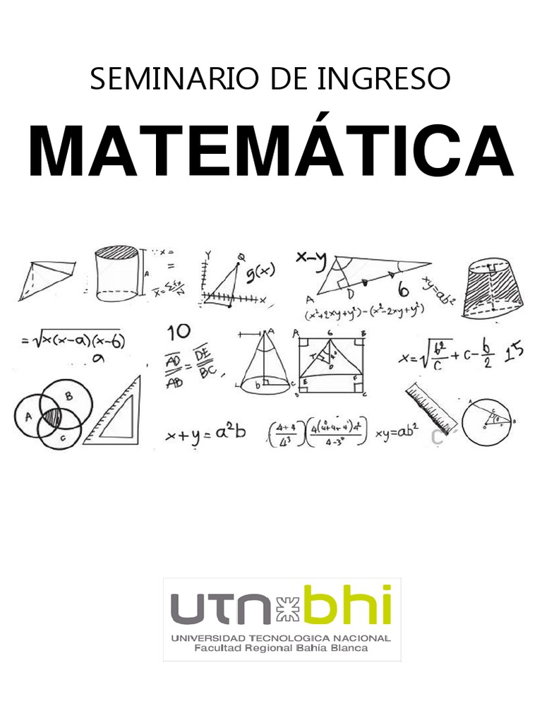 Cuaderno de Ingreso Matematica | PDF | Trigonometría | Ecuaciones