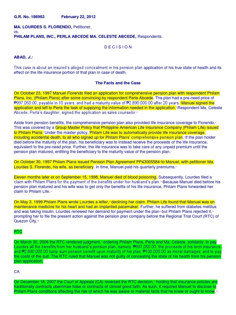 Insurance Case | PDF | Life Insurance | Insurance