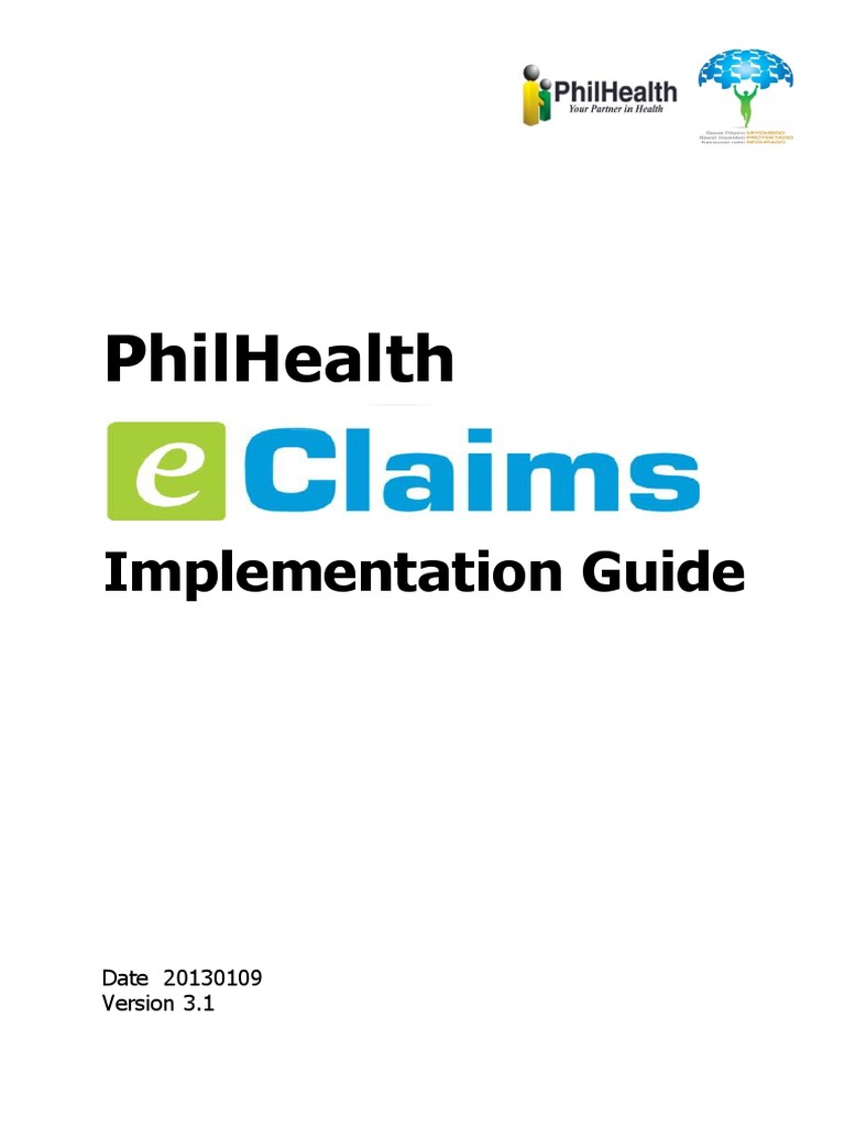 PhilHealth Electronic Claims Implementation Guide v3.1 20130122 PDF ...