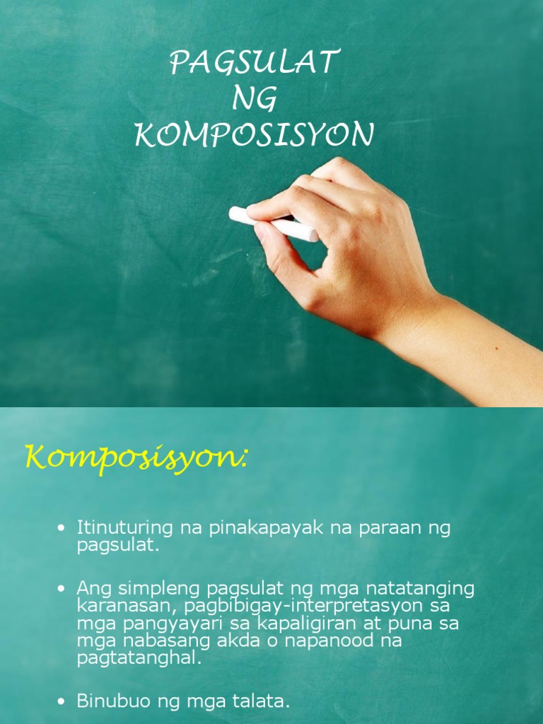 Pagsulat NG Komposisyon | PDF