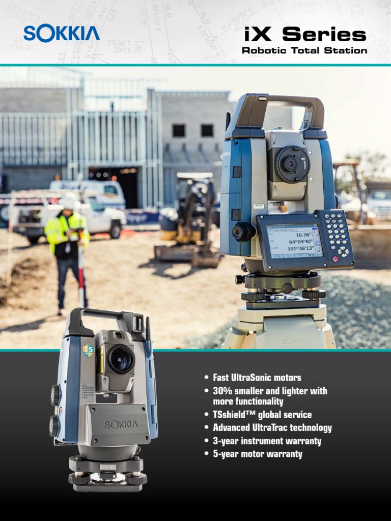Sokkia Ix Series Brochure | PDF | Bluetooth | Touchscreen