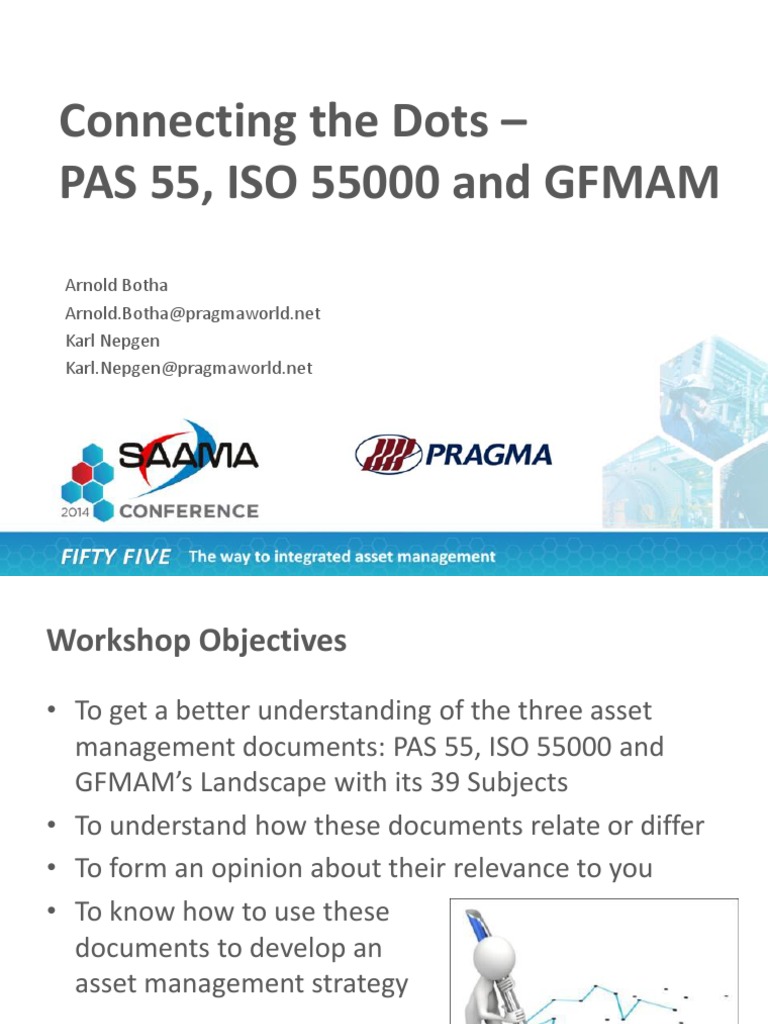 Botha Nepgen - Connecting The Dots PAS 55 ISO 55000 and GFMAM | PDF ...