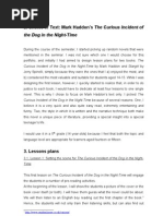 The Curious Incident of The Dog in The Night Time | PDF