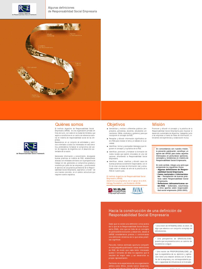 Definiciones de RSE PDF | PDF