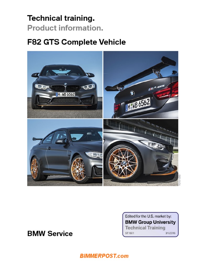 F82 GTS Complete Vehicle PDF | PDF | Car | Sports Cars