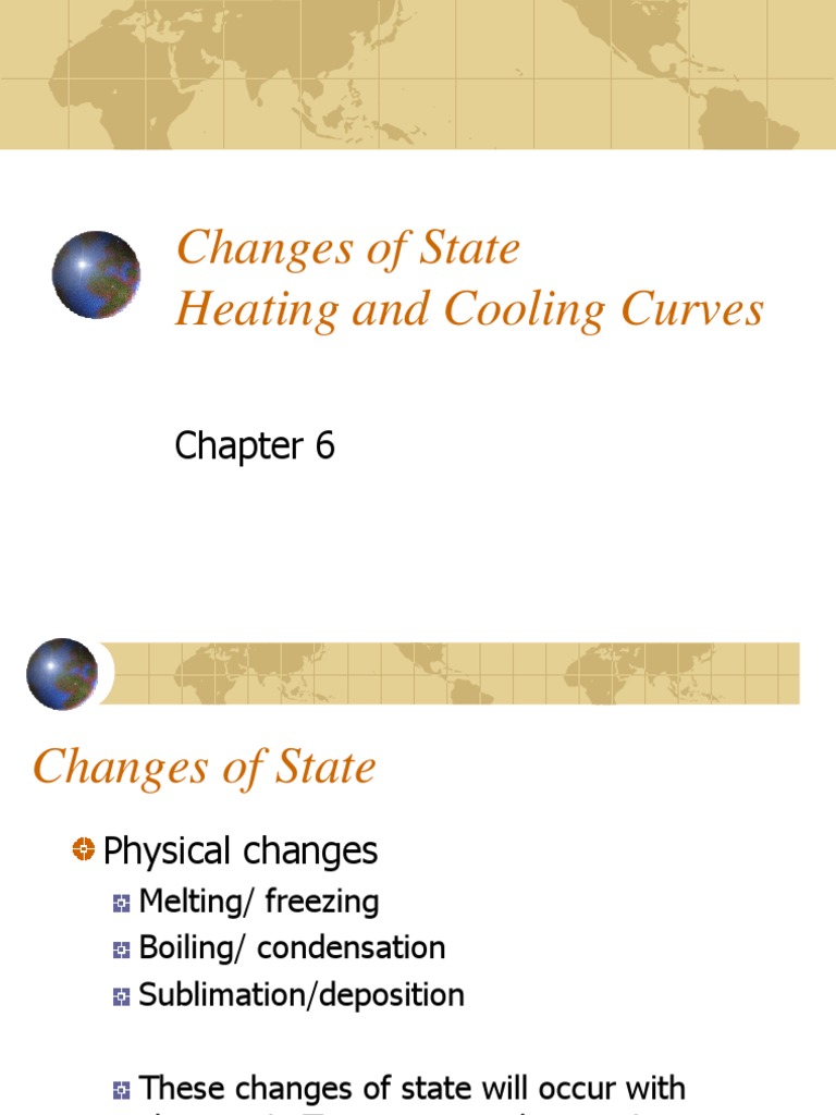 Changes of State: Heating & Cooling Curves | PDF | Melting Point ...