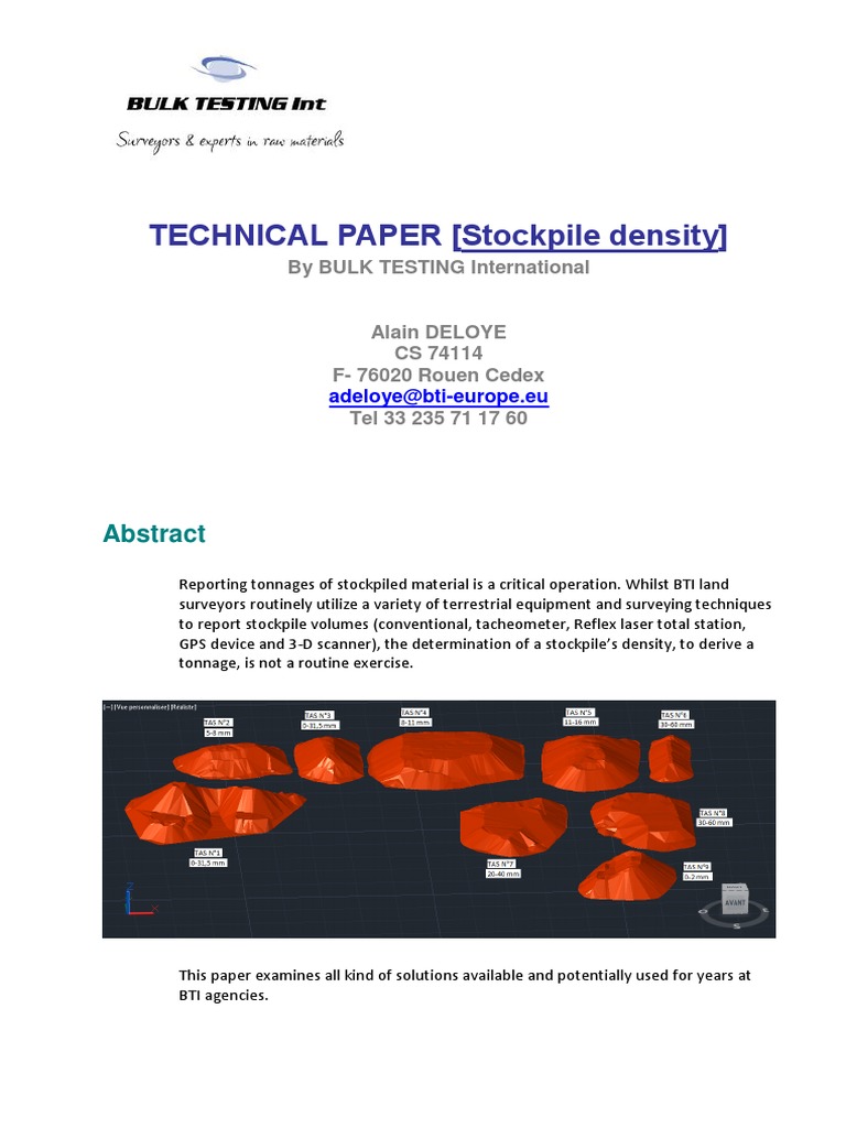 Bulk Density 1 | PDF | Density | Experiment