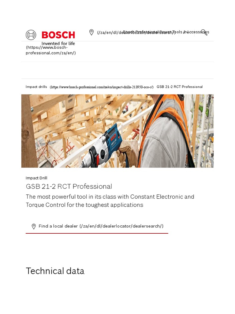 Bosch GSB | Download Free PDF | Drill | Drilling