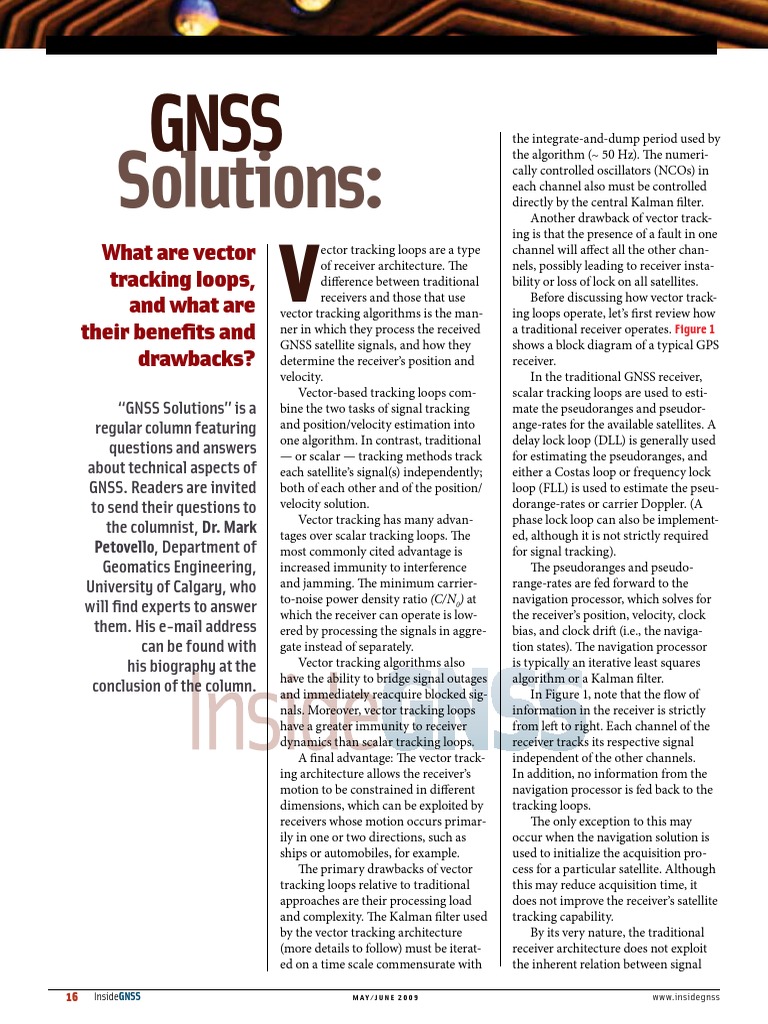 Solutions:: What Are Vector Tracking Loops, and What Are Their Benefits ...