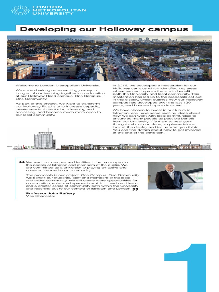 Developing Our Holloway Campus: Professor John Raftery | PDF | Street ...