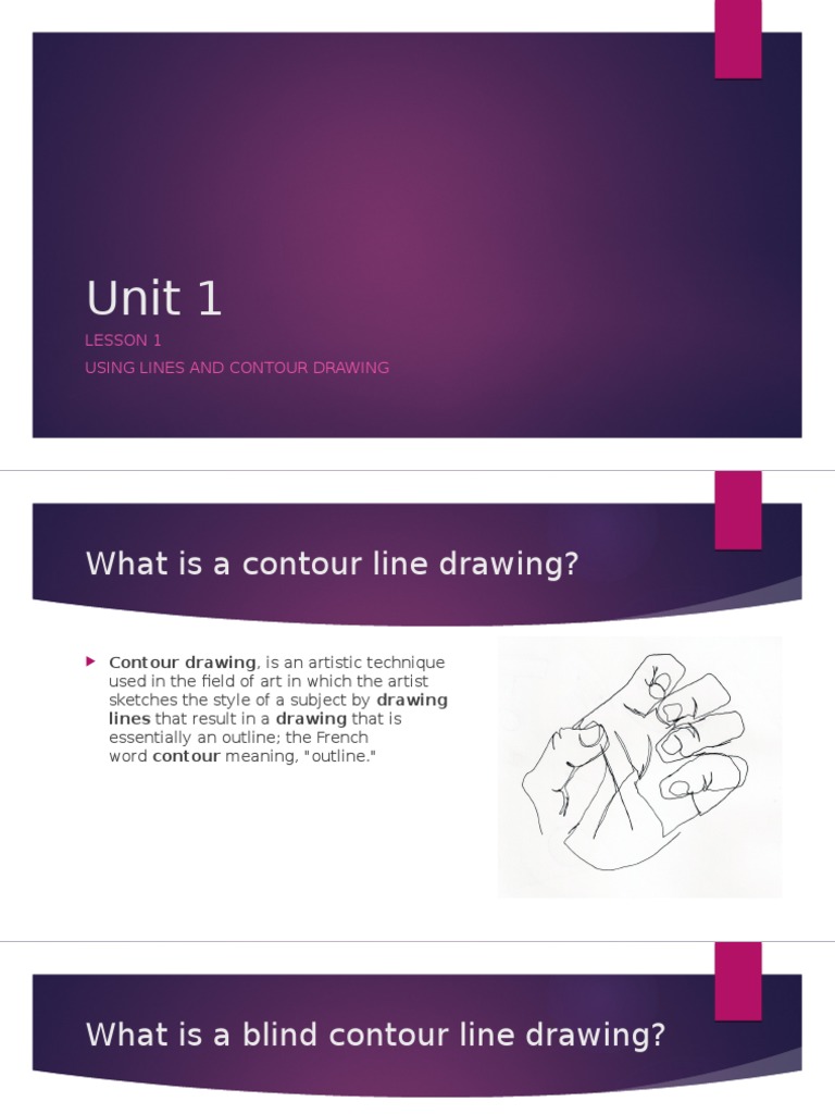 Contour Drawing Techniques for Beginners | PDF | Drawing | Conservation ...