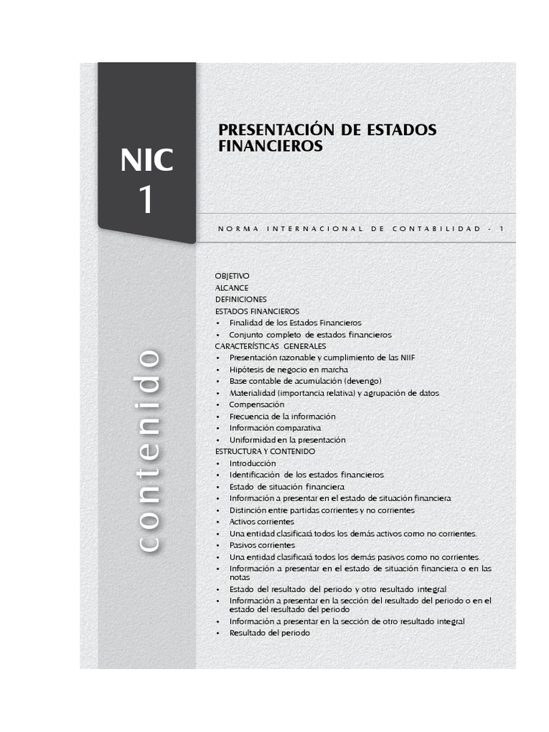 Libro de NIC | PDF | normas internacionales de INFORMACION FINANCIERA ...