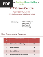 ITC Green Centre: A Platinum Green Building | PDF | Green Building ...