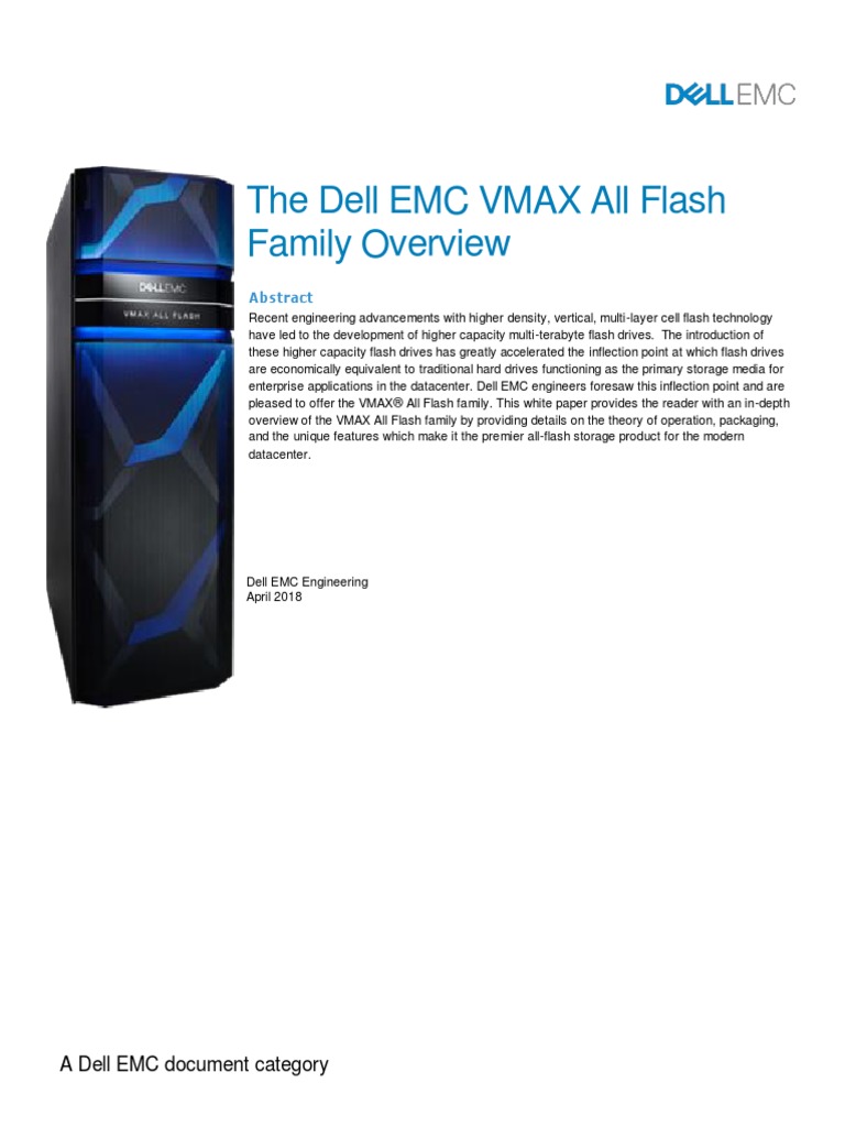 Vmax All Flash Family | PDF | Flash Memory | Multi Core Processor