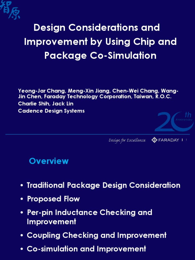 Design Considerations and Improvement by Using Chip and Package Co ...