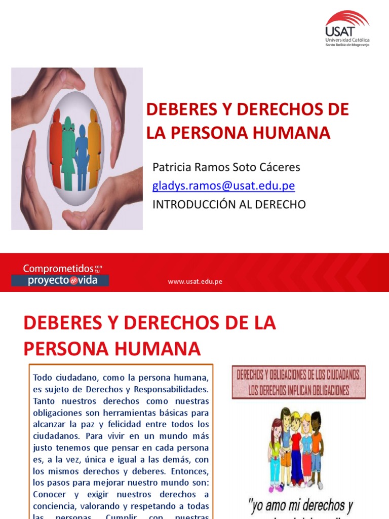 Derechos y Deberes de La Persona Humana | PDF | Derechos humanos | Dignidad