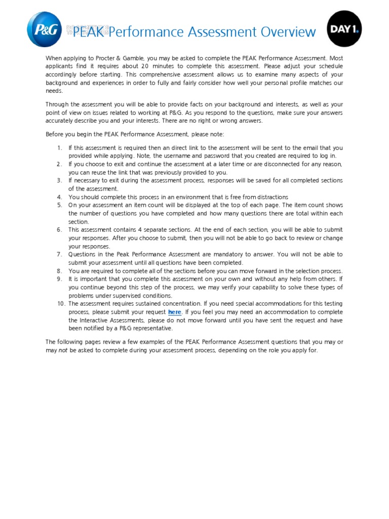 PEAK_Performance_Assessment_Guide.pdf | Multiple Choice | Question