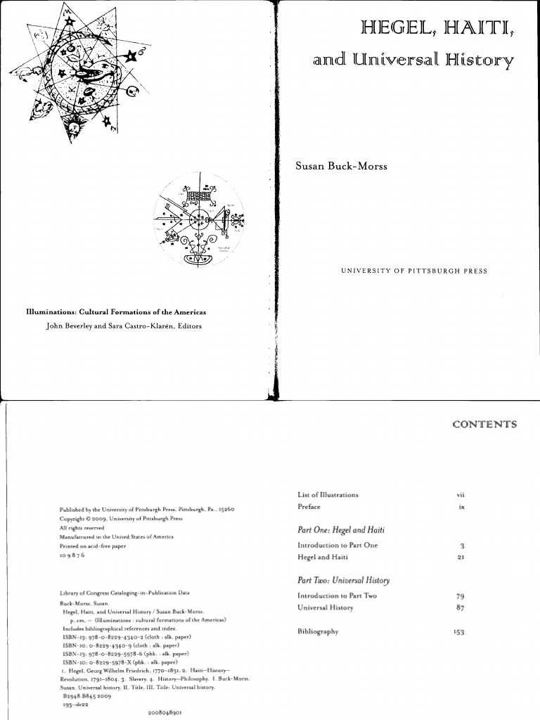 Susan Buck-Morss, Hegel, Haiti, and Universal History - Part One | PDF