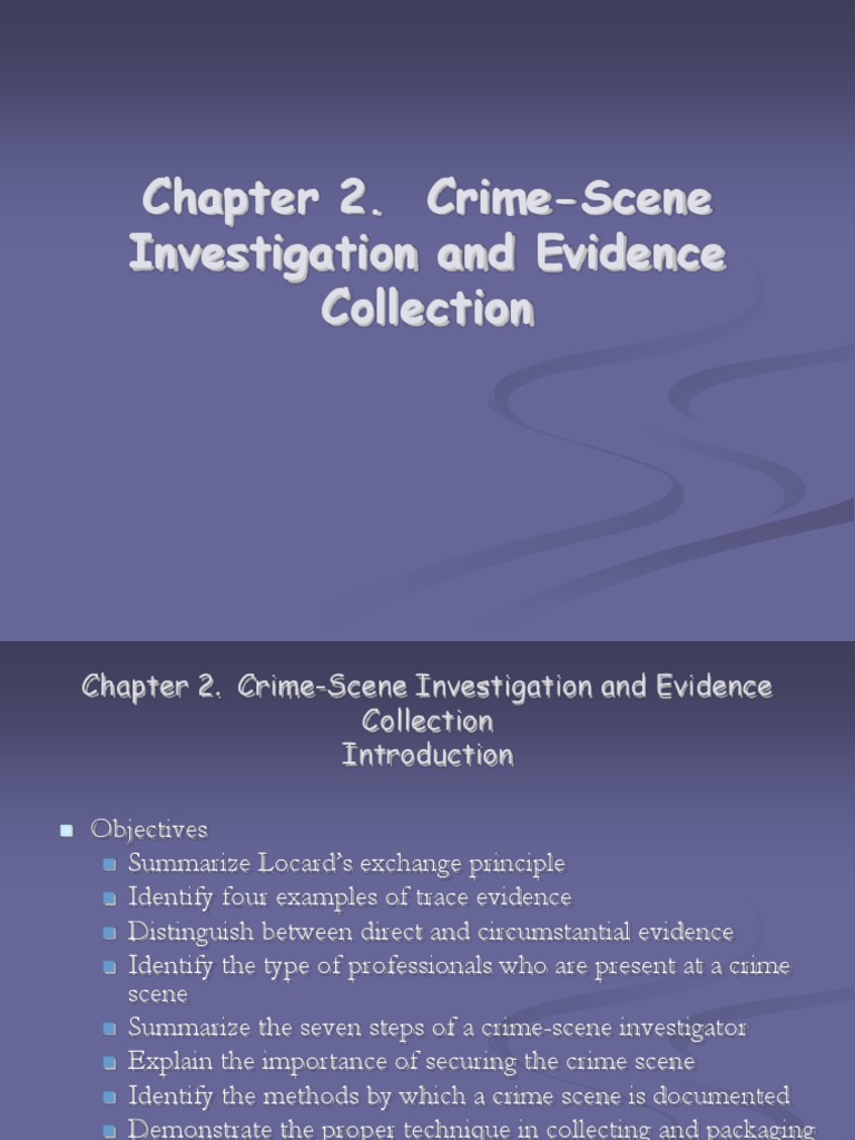 Crime Scene Investigation Techniques | PDF | Crime Scene | Forensic Science