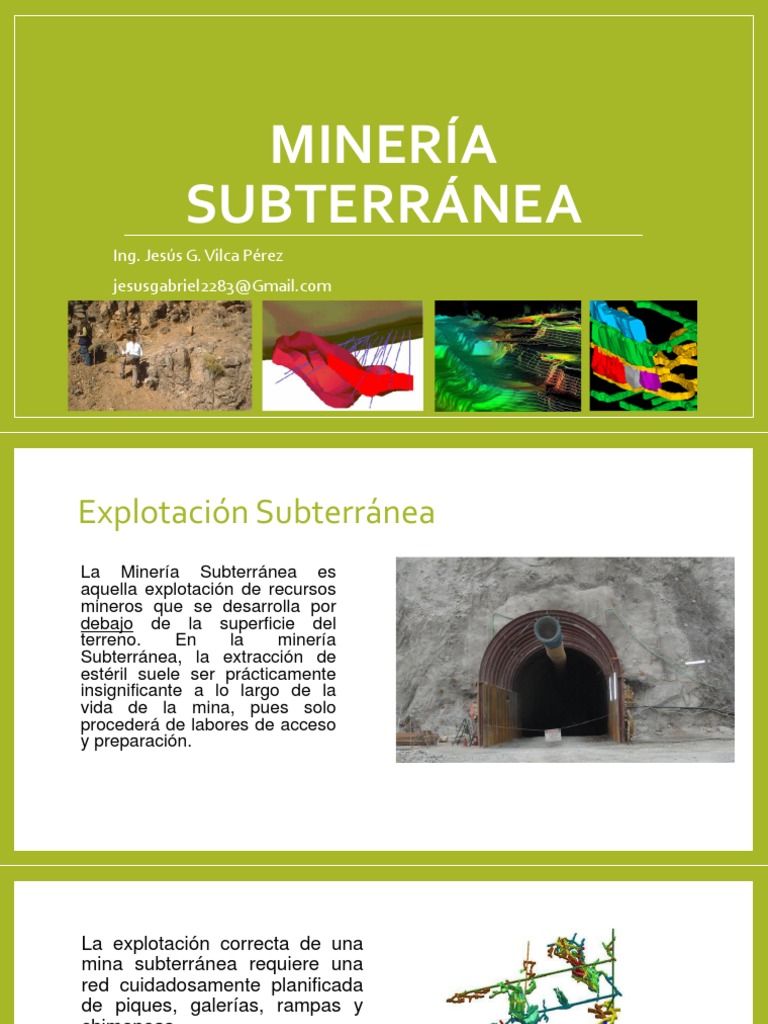 Infraestructura subterránea: Componentes y funciones de las ...