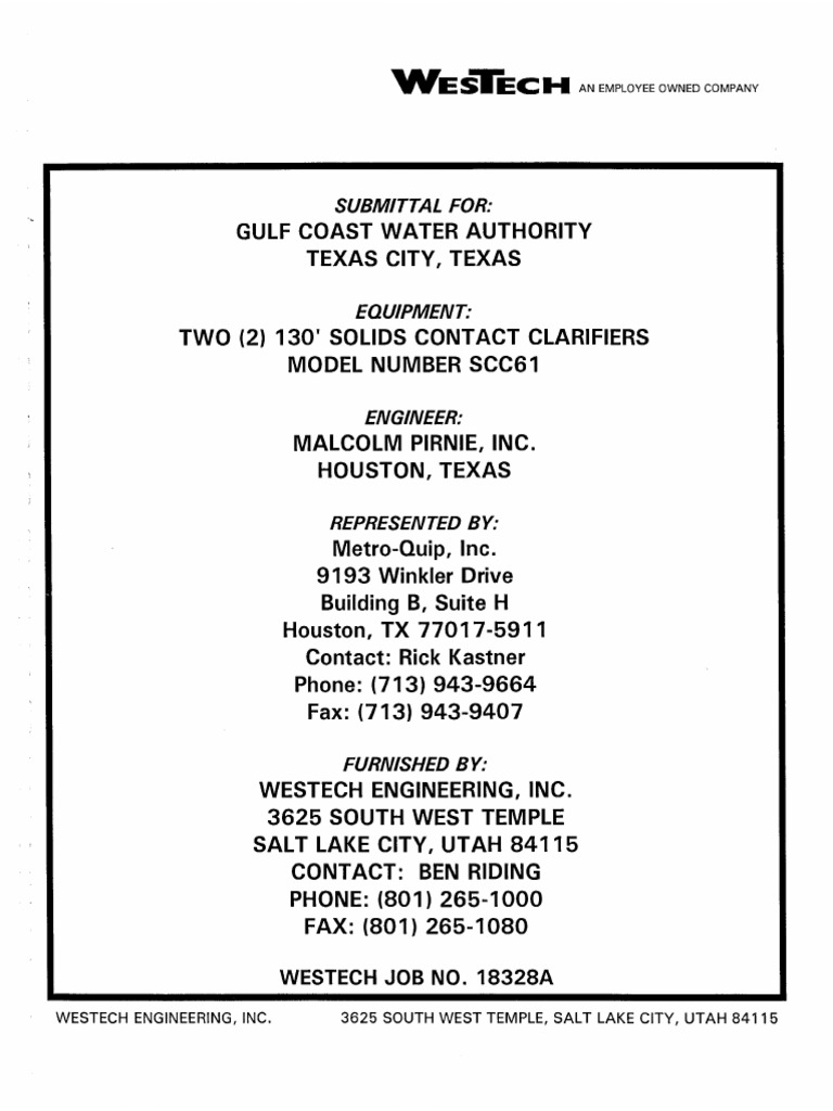 Westech Manualr | PDF