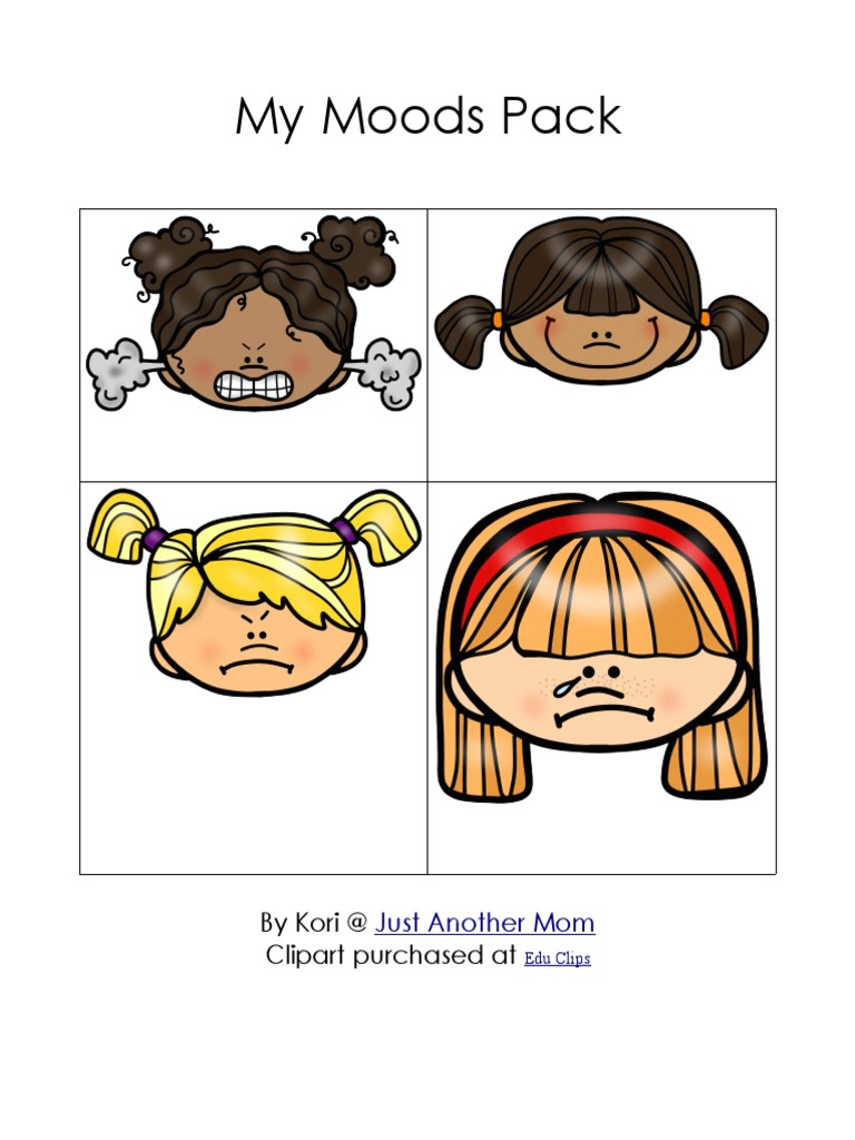 My Moods Pack: by Kori at Clipart Purchased at | PDF