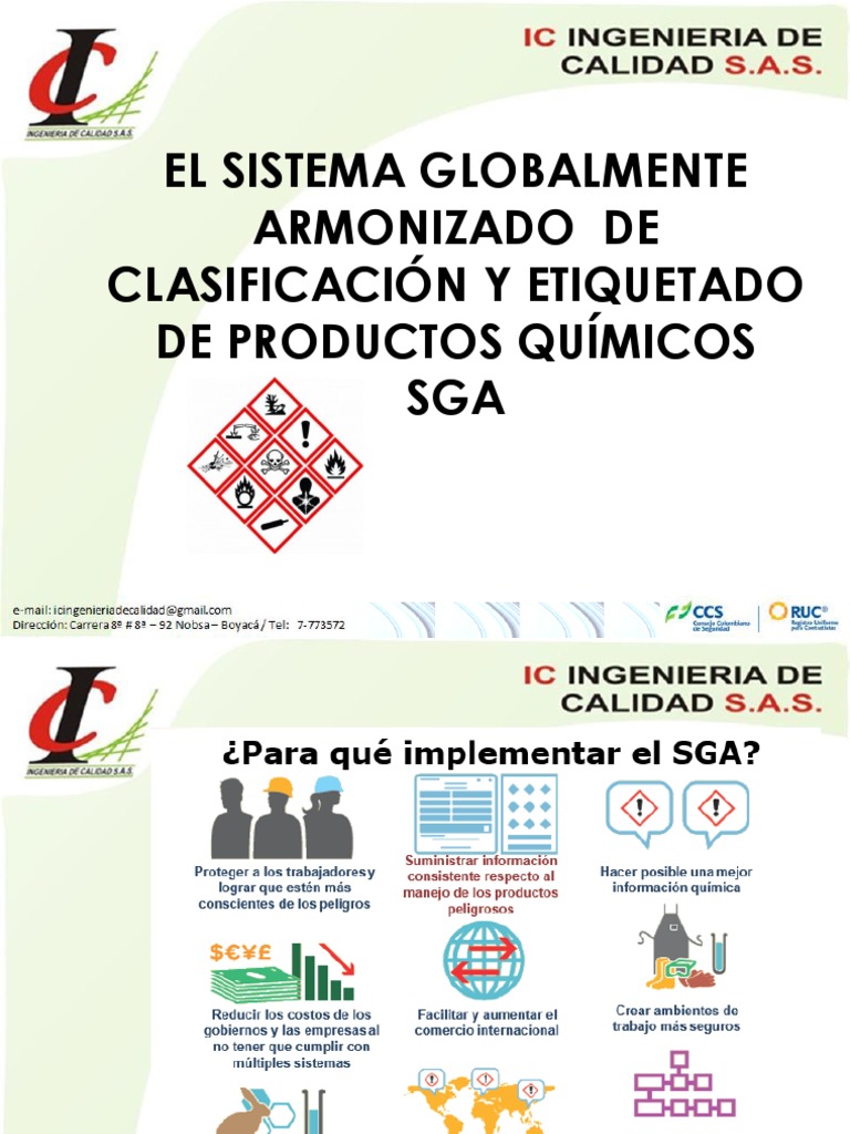 Sistema SGA | PDF | Sustancias químicas | Toxicidad