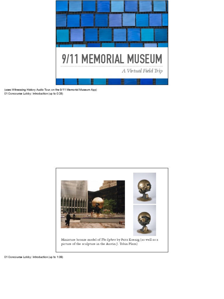 9/11 Memorial Museum: A Virtual Field Trip | PDF | World Trade Center ...