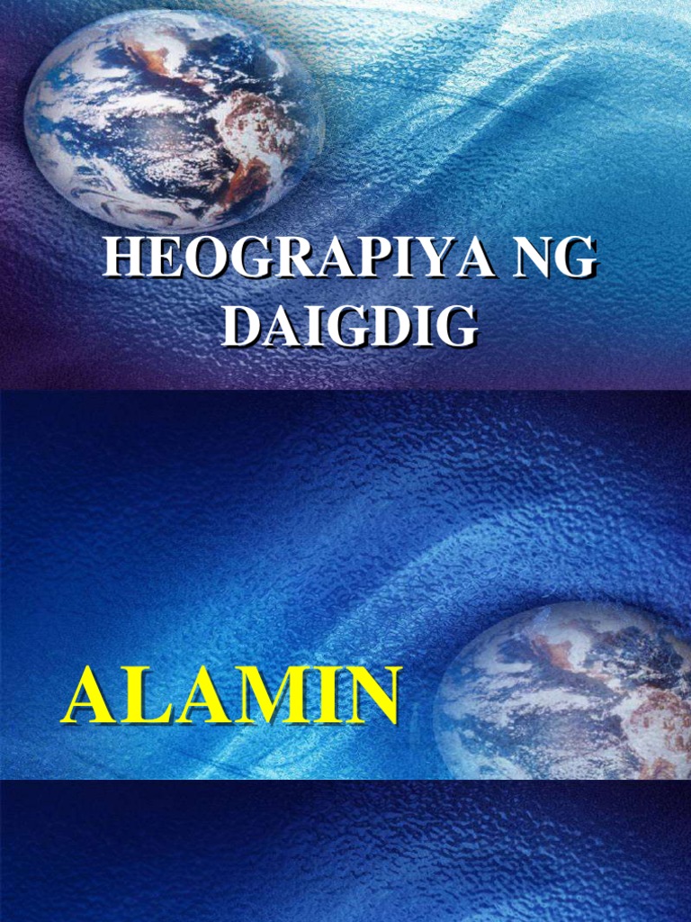Heograpiya NG Daigdig | PDF