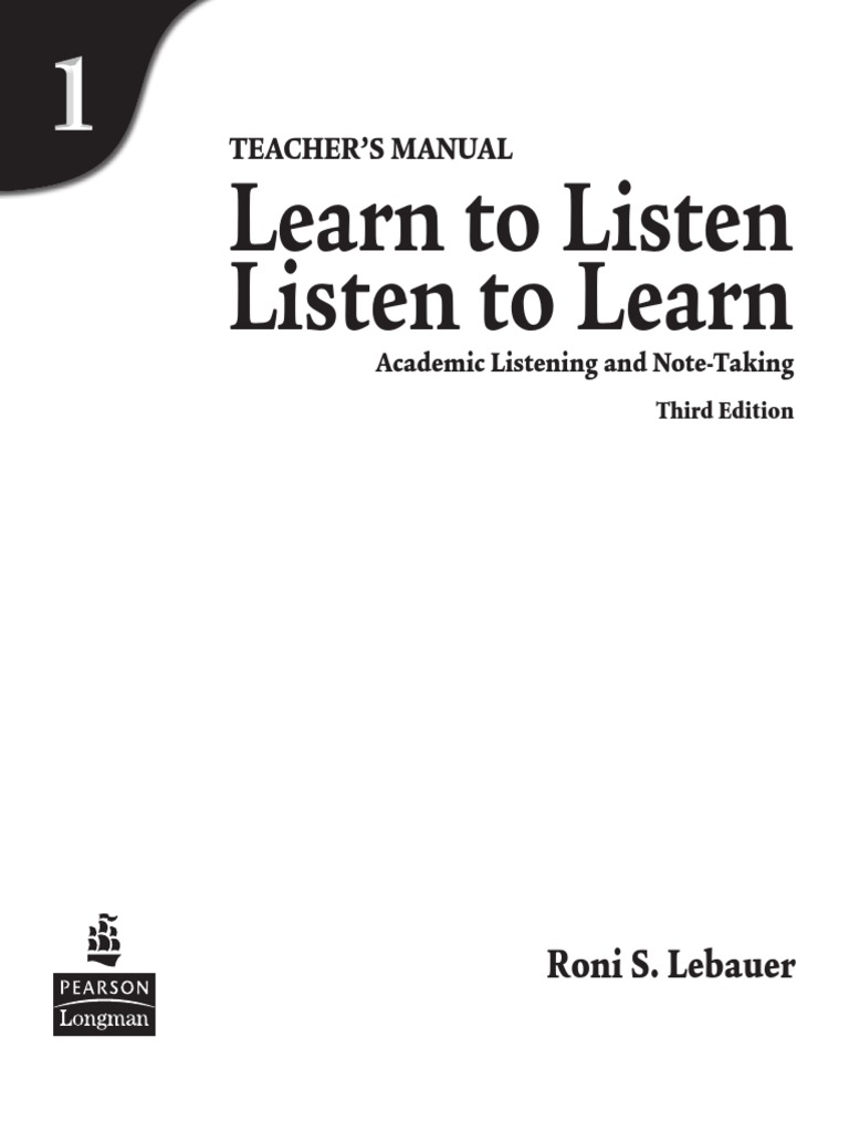 Teachers Manual LtoL LTL1 - TM | PDF | Vocabulary | Lecture