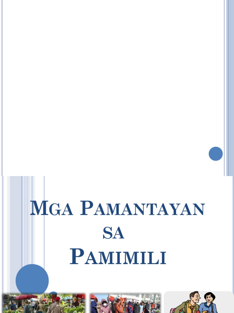 Mga Pamantayan | PDF